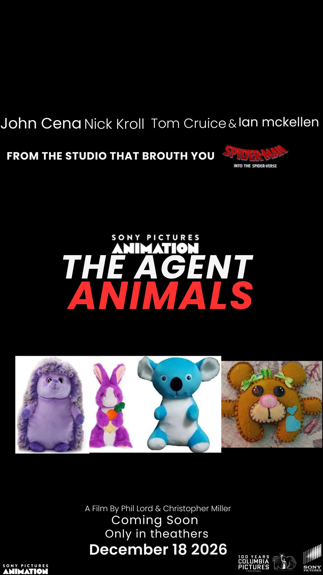 The Agent Animals Movie 2026 Sony Pictures Animation | Fandom