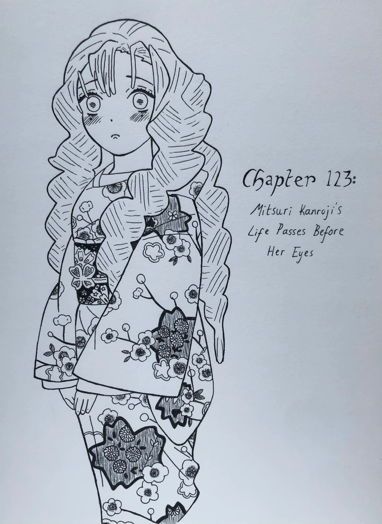 Mitsuri drawing for the art contest | Fandom