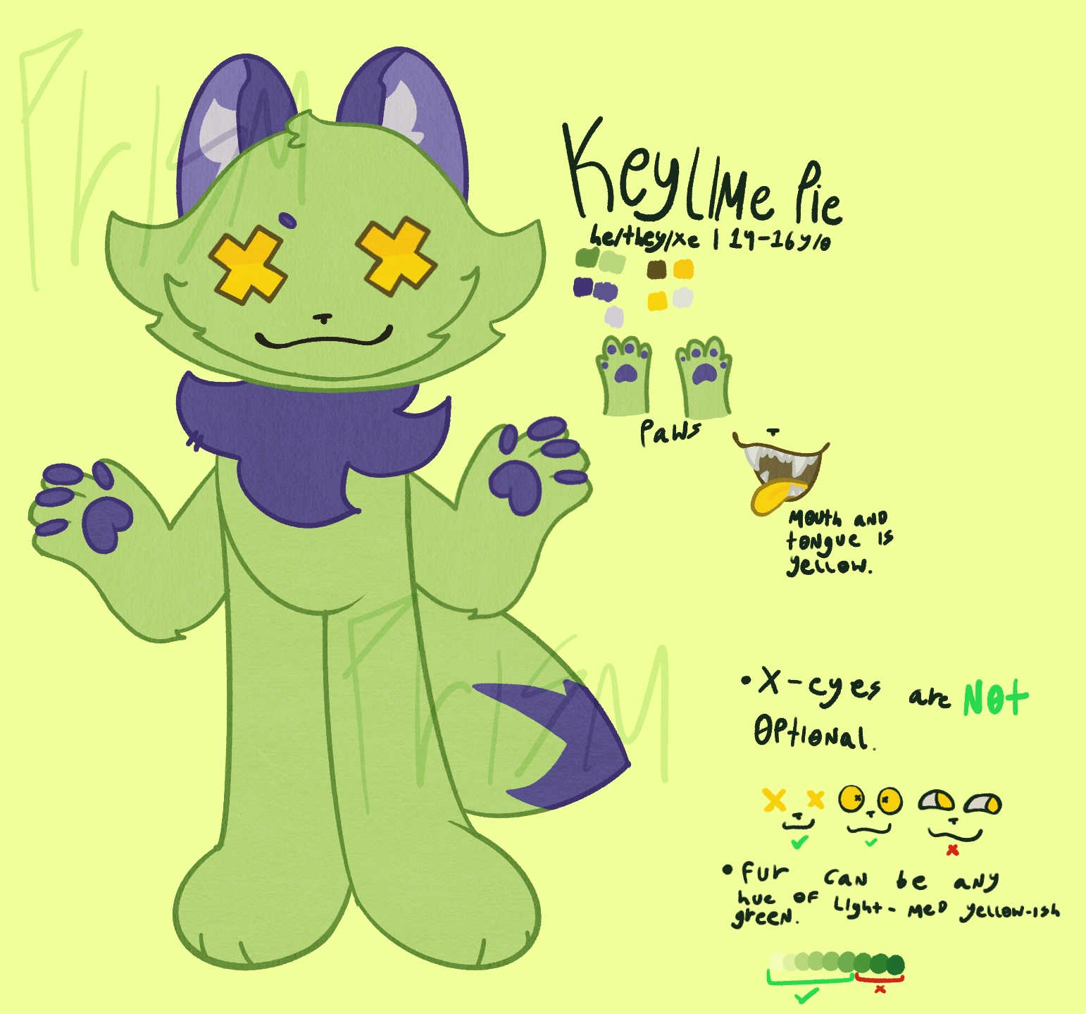 keylime pie ref sheet | Fandom