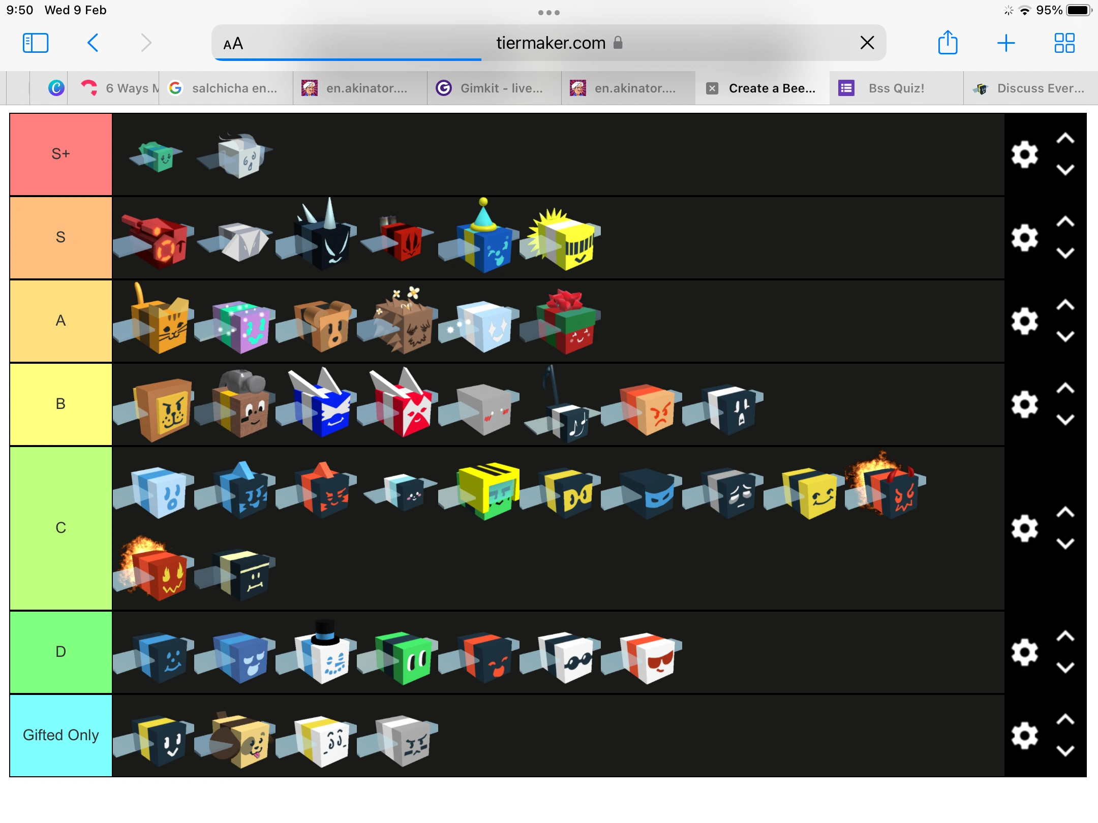 Tierlist final version | Fandom