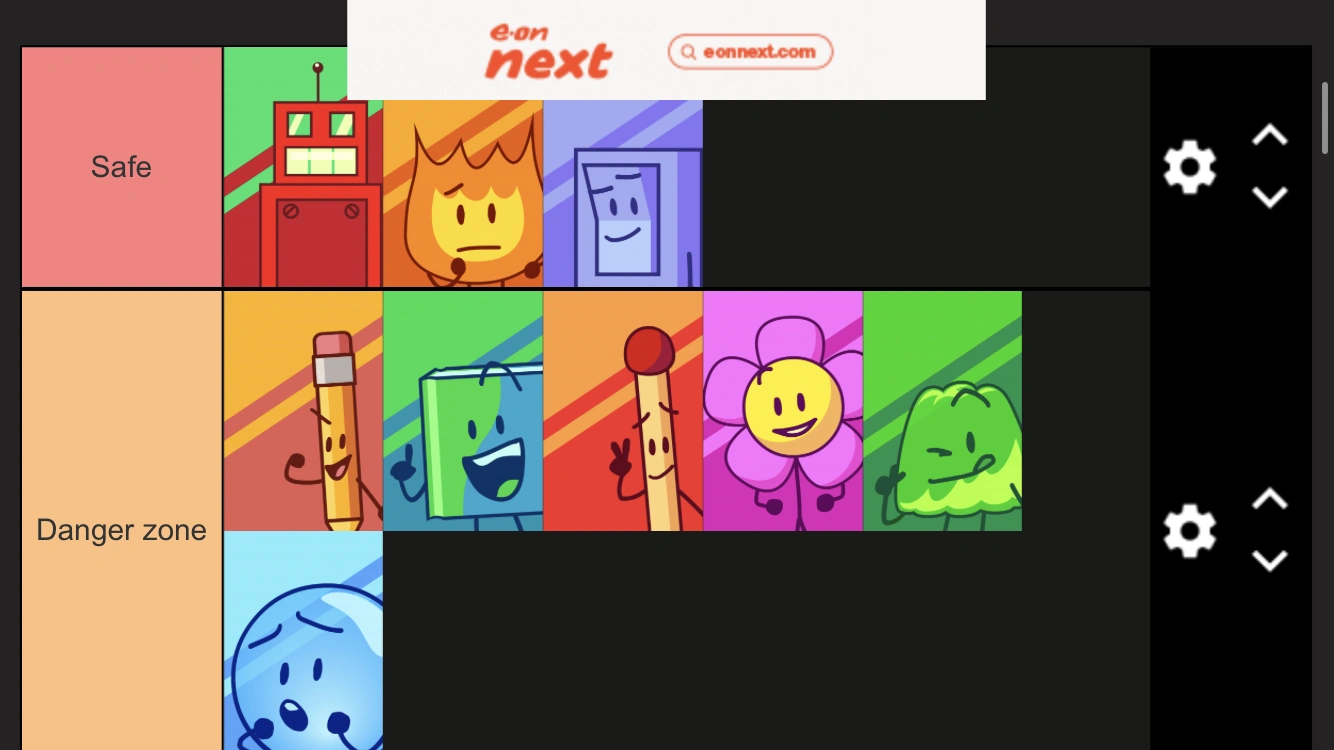 BFDI points viewer voting 1b | Fandom