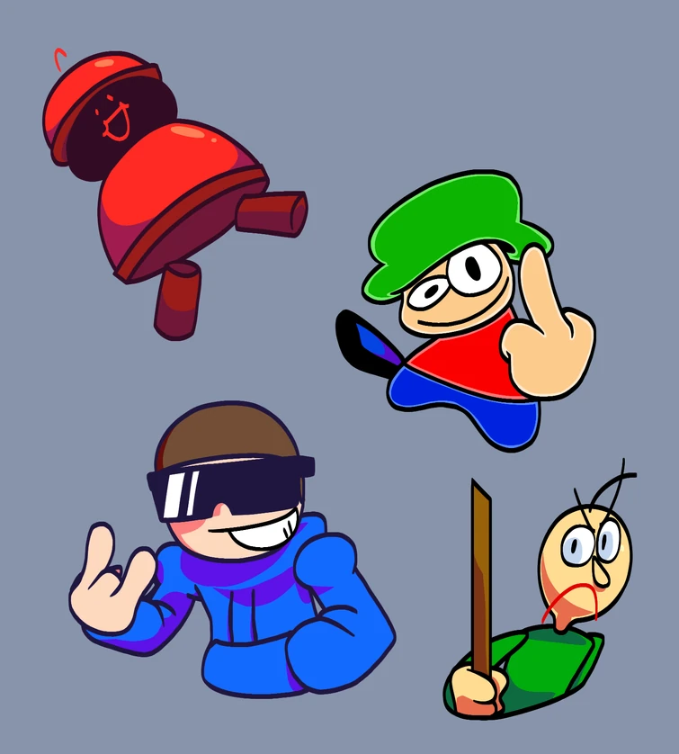 I drew some dave and bambi people | Fandom