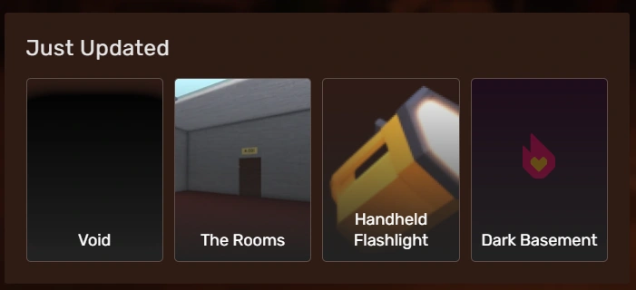 Void went to the Rooms to find a Handheld Flashlight in the Dark ...