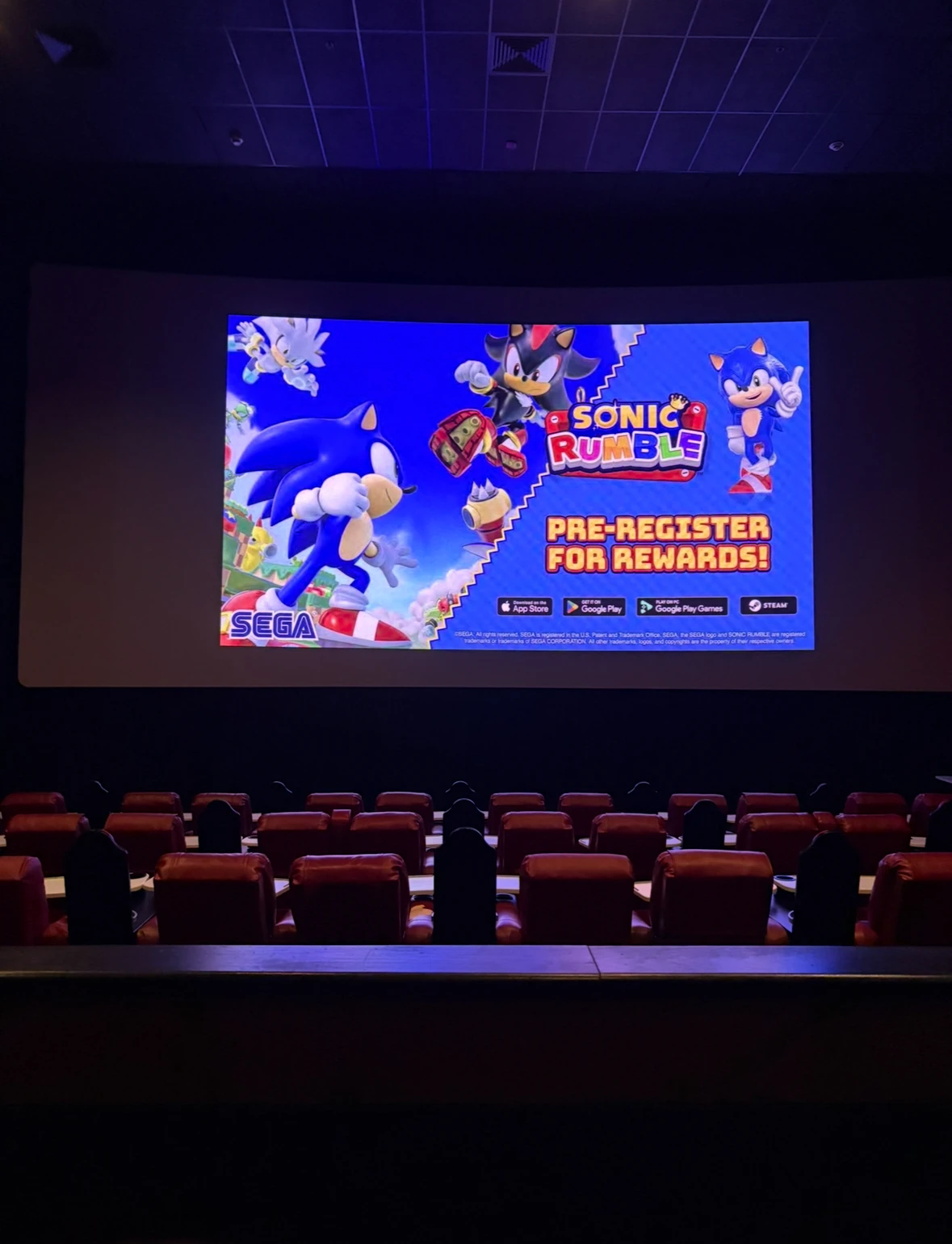 Took this at my local movie theatre while seeing dog man (I surprisingly didn’t get kicked out ...