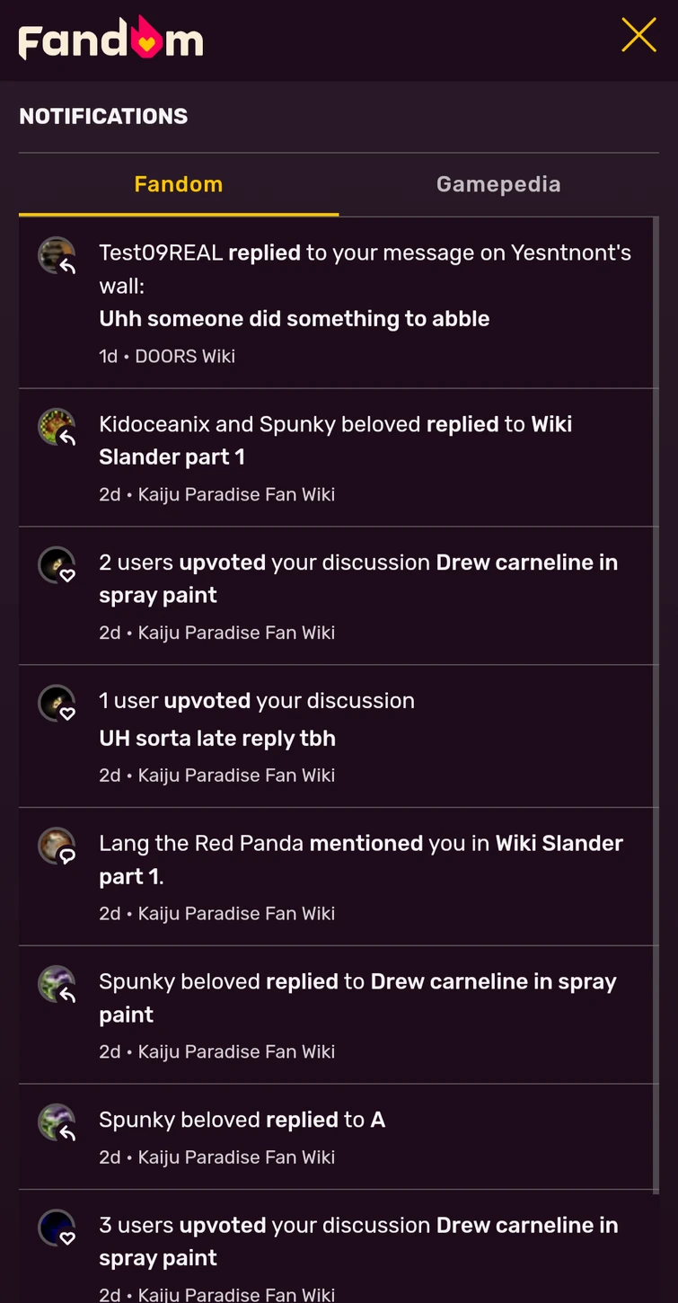 I need to get some notifications | Fandom