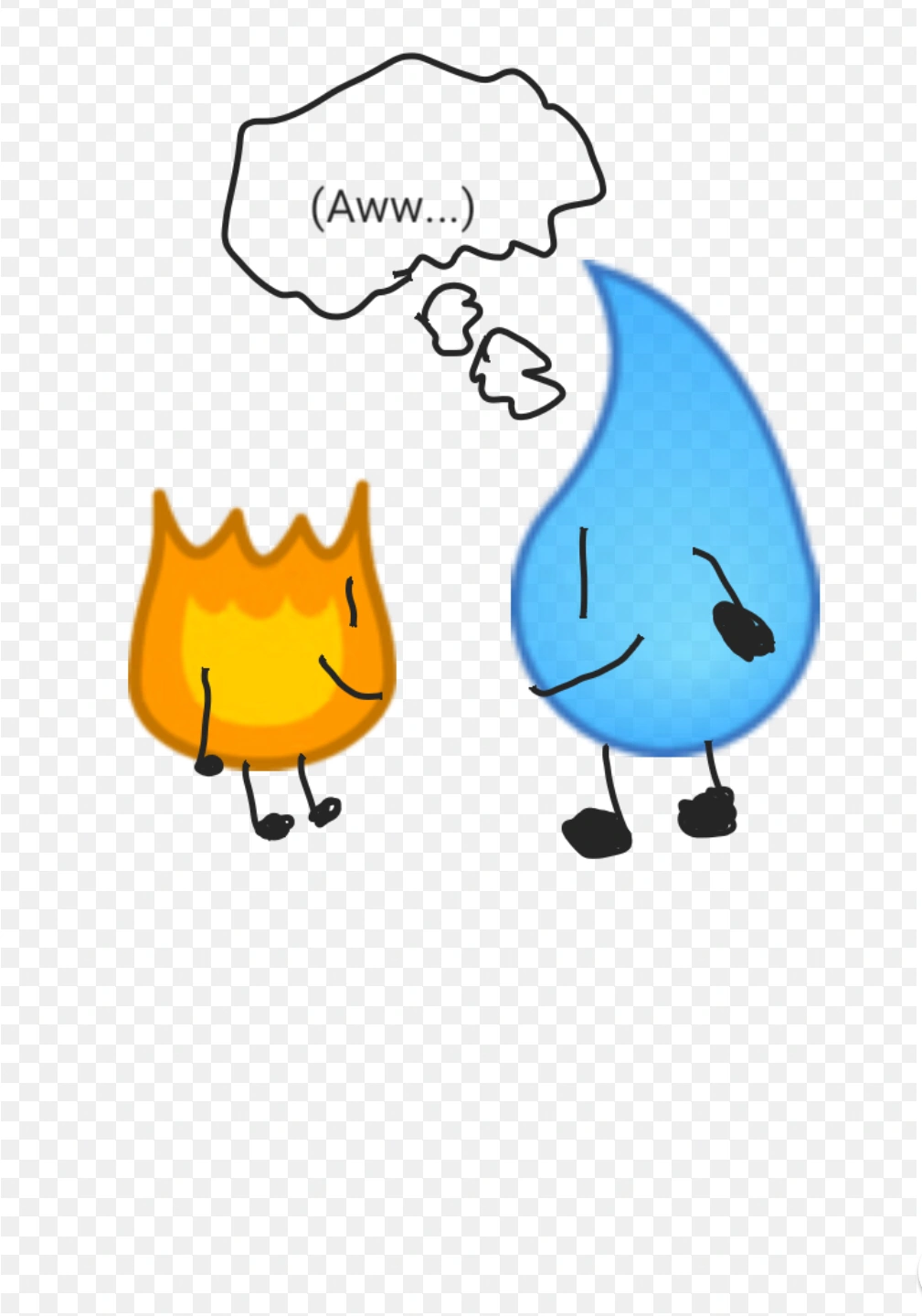 Firey jr and teardrop | Fandom