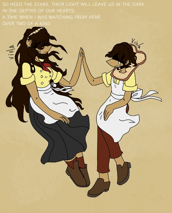 The Unbread Twins (today's art post) | Fandom