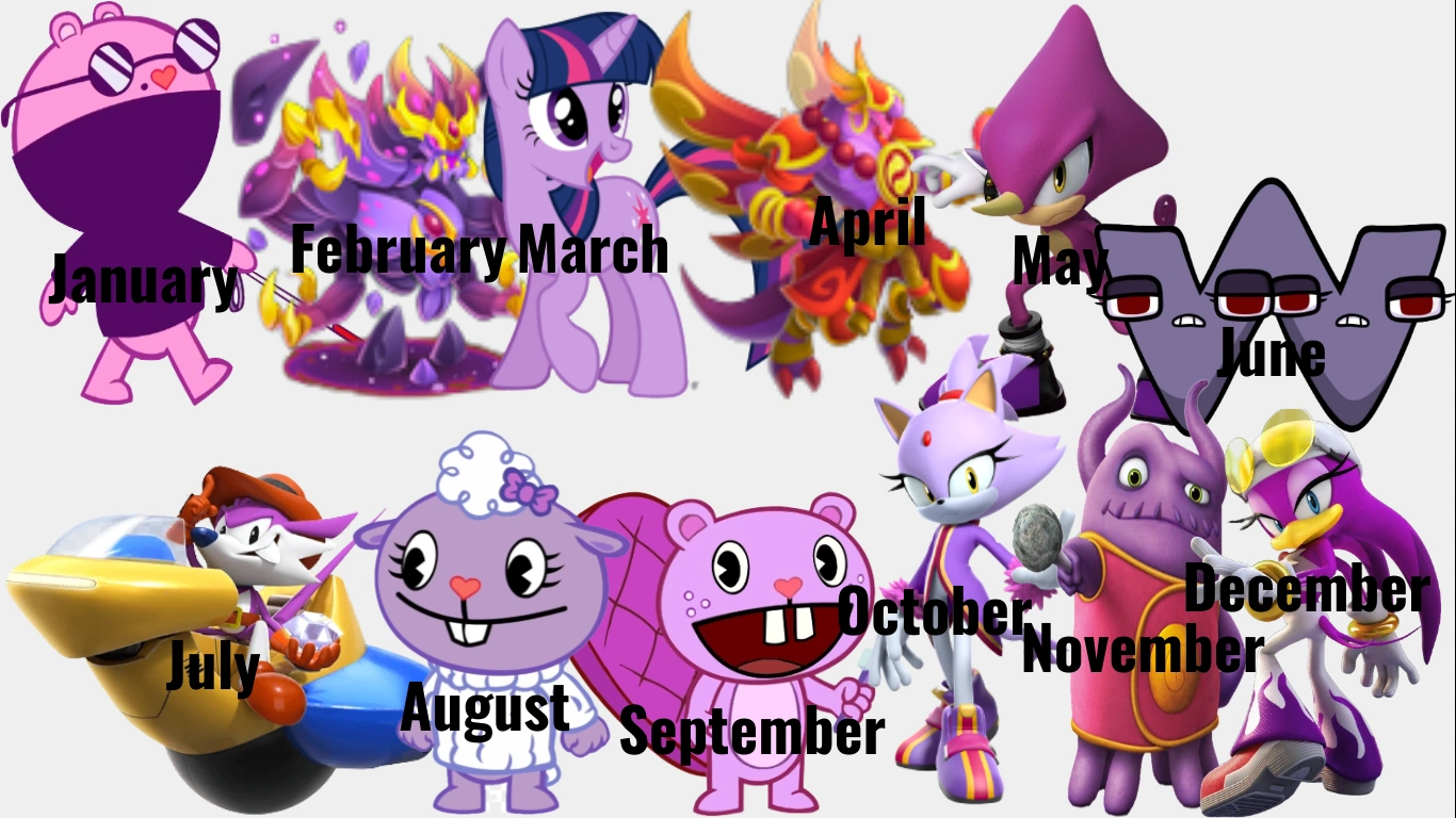 Your Birth Month Is Your Purple Character! | Fandom