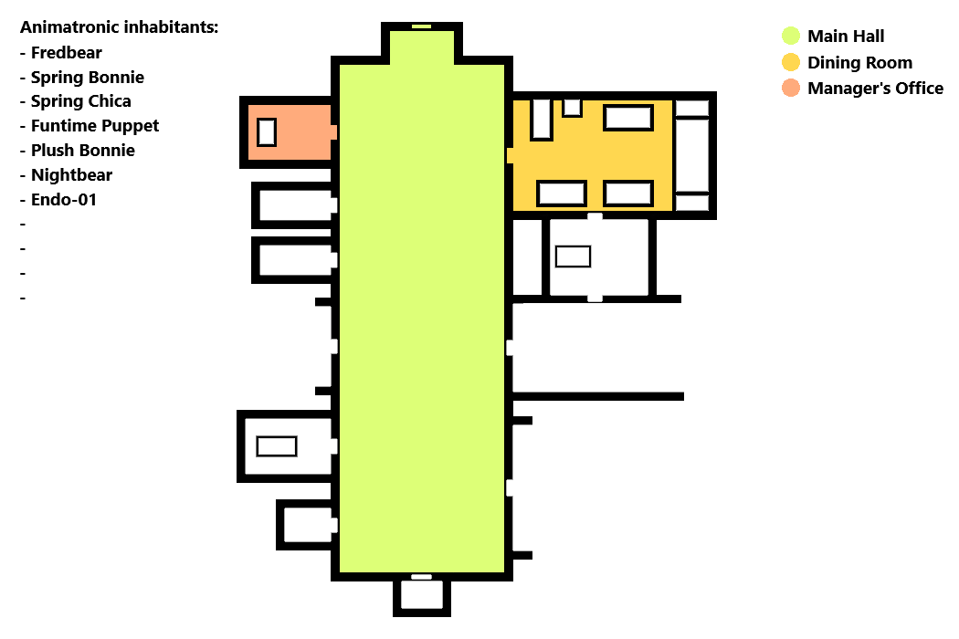 Upcoming Fredbear's Family Diner map. (WIP) | Fandom