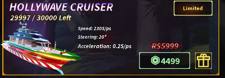 Nearly 4.5k rbx for an boat is crazy | Fandom