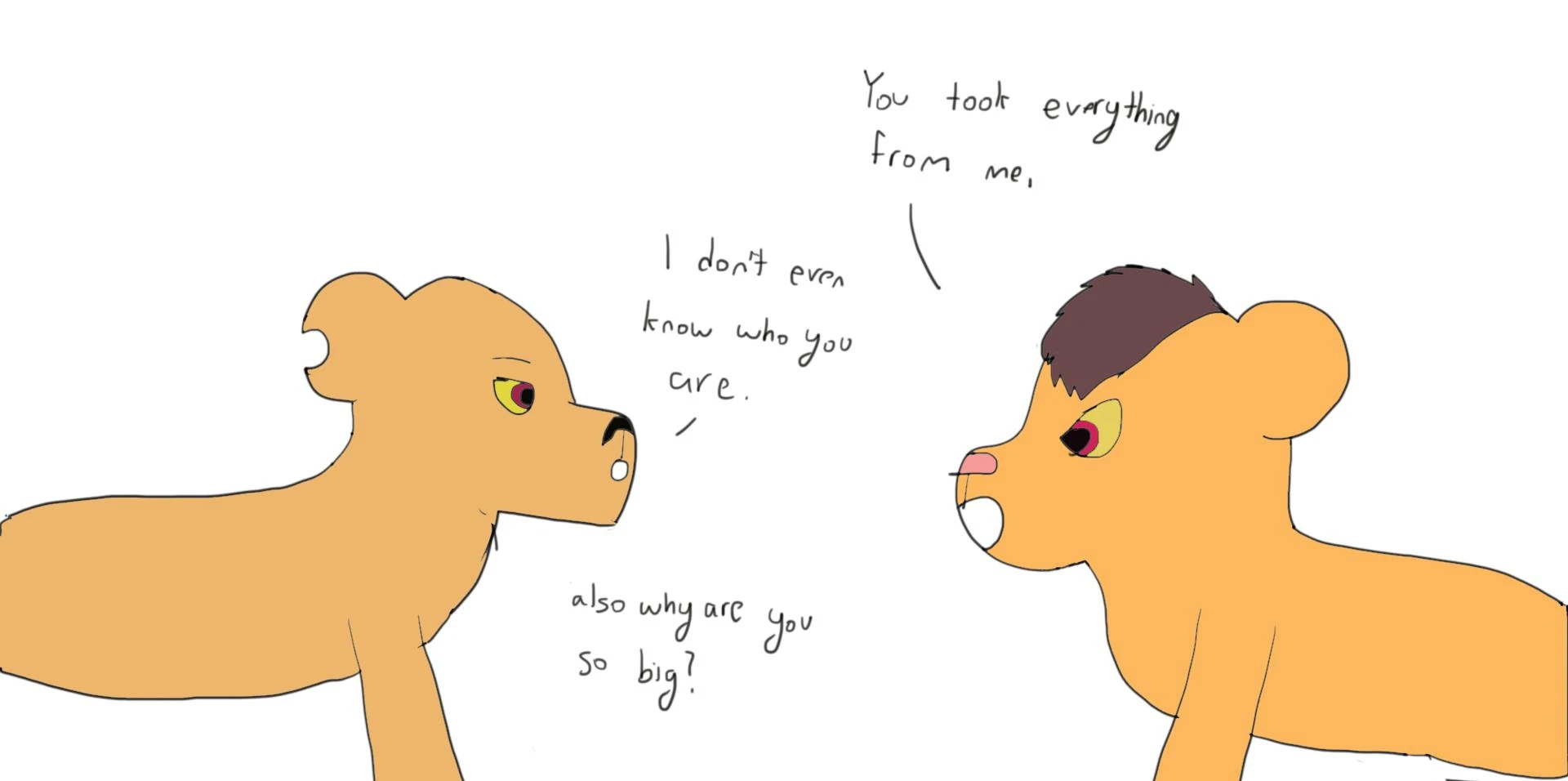 Kopa and Zira drawing | Fandom