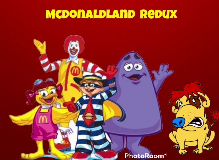 So I've decided to create new designs for the McDonalds characters for ...