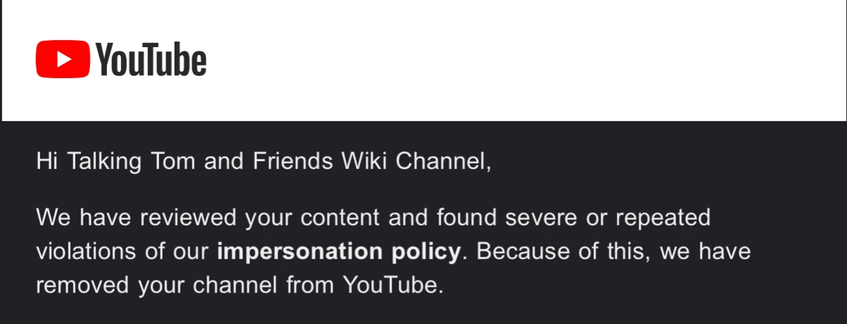 The wiki channel has been deleted | Fandom
