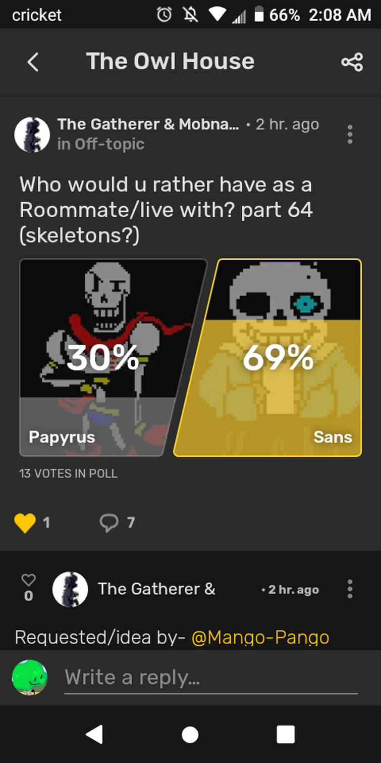 Who would u rather have as a Roommate/live with? part 64 (skeletons?) | Fandom