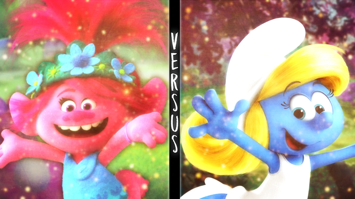Just Sing A Happy Song | Poppy vs Smurfette | Fandom