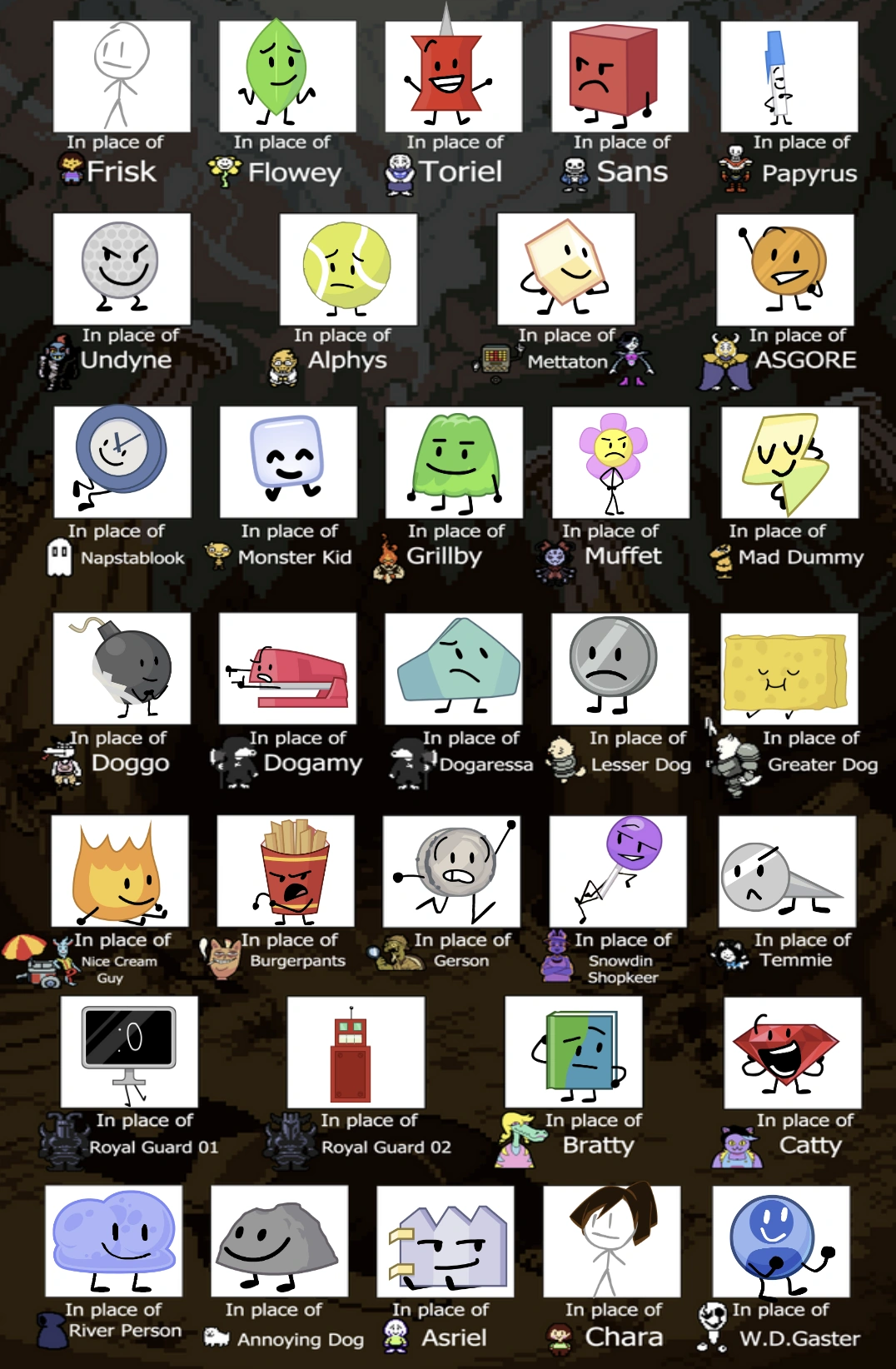 my plans for my BFDI-as-Undertale au | Fandom