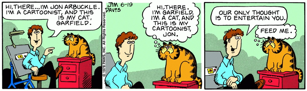 Every "Birthday" Comic Strip of Garfield. | Fandom