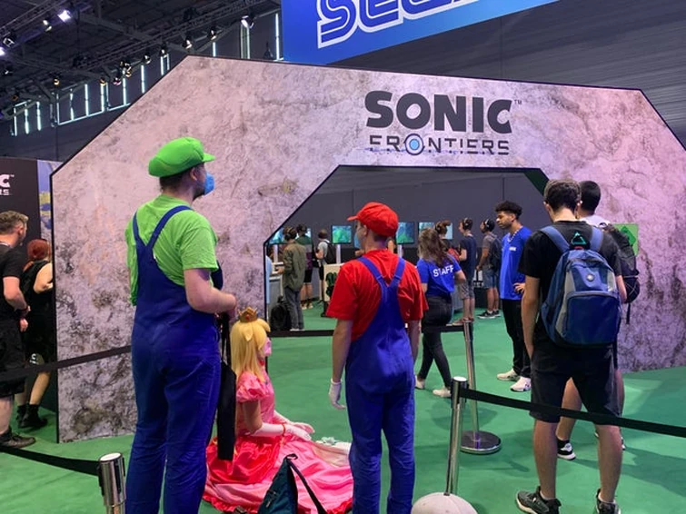What is mario doing at sonic frontiers? [Wrong&right answers only] | Fandom
