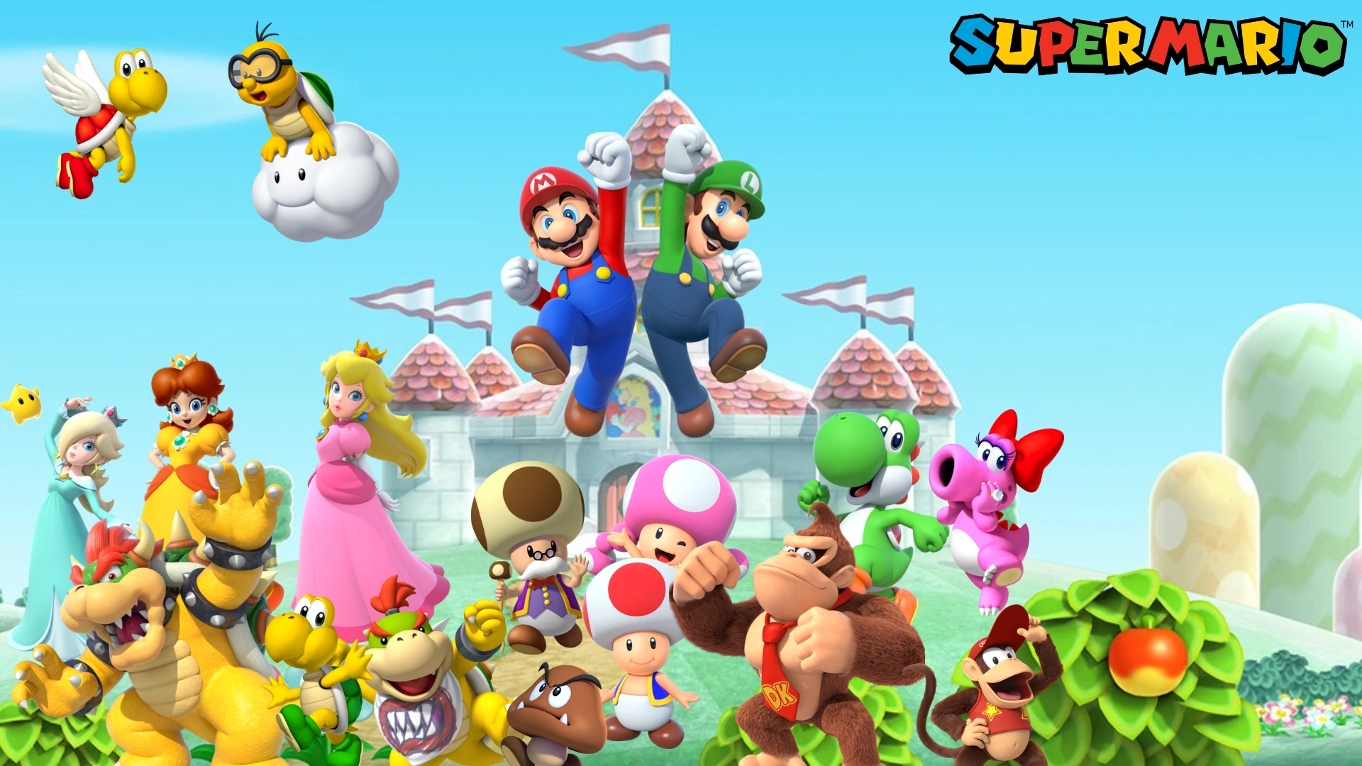 Mario computer wallpaper | Fandom