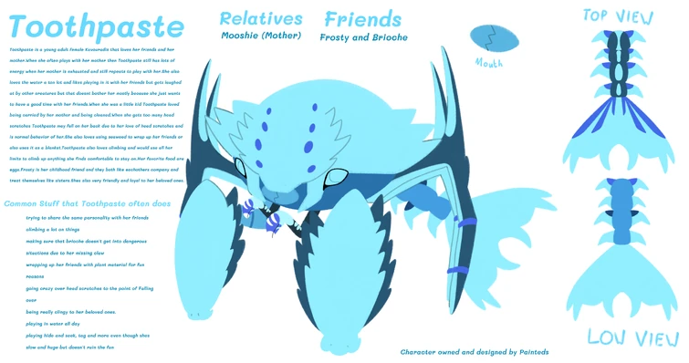 i wanna read more new headcanons about my main oc toothpaste | Fandom