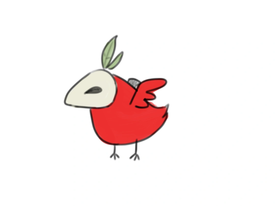 Apple birb or Apple bird | Fandom