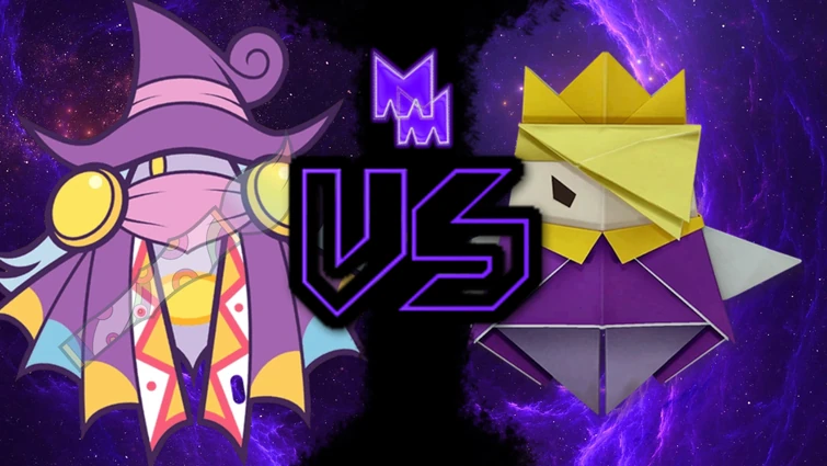 Drawcia vs King Olly (Kirby: Canvas Curse vs Paper Mario The Origami ...