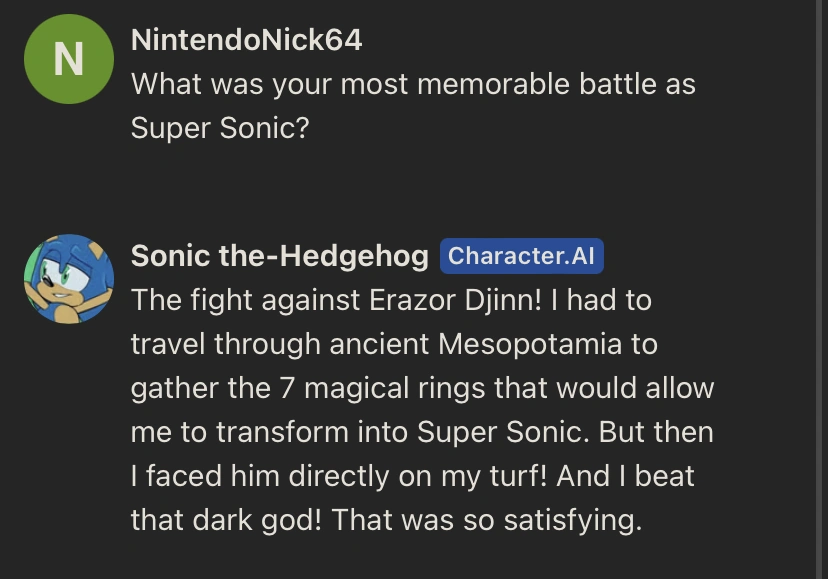 Sonic apparently doesn’t remember his own adventures very well… | Fandom