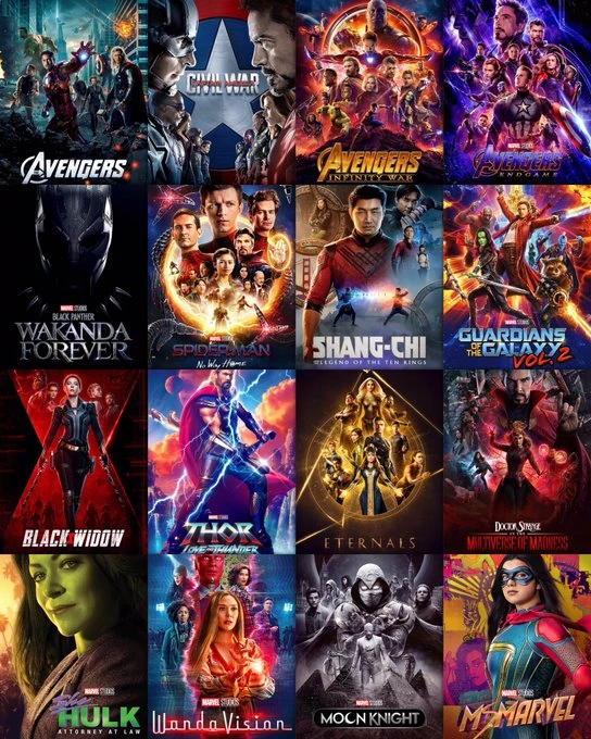 Just For Fun You Can Only Erase One MCU Project From Each Row. | Fandom