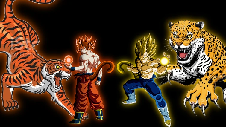 SSJ Tiger Fury Goku and SSJ Jaguar Fury Vegeta | Fandom