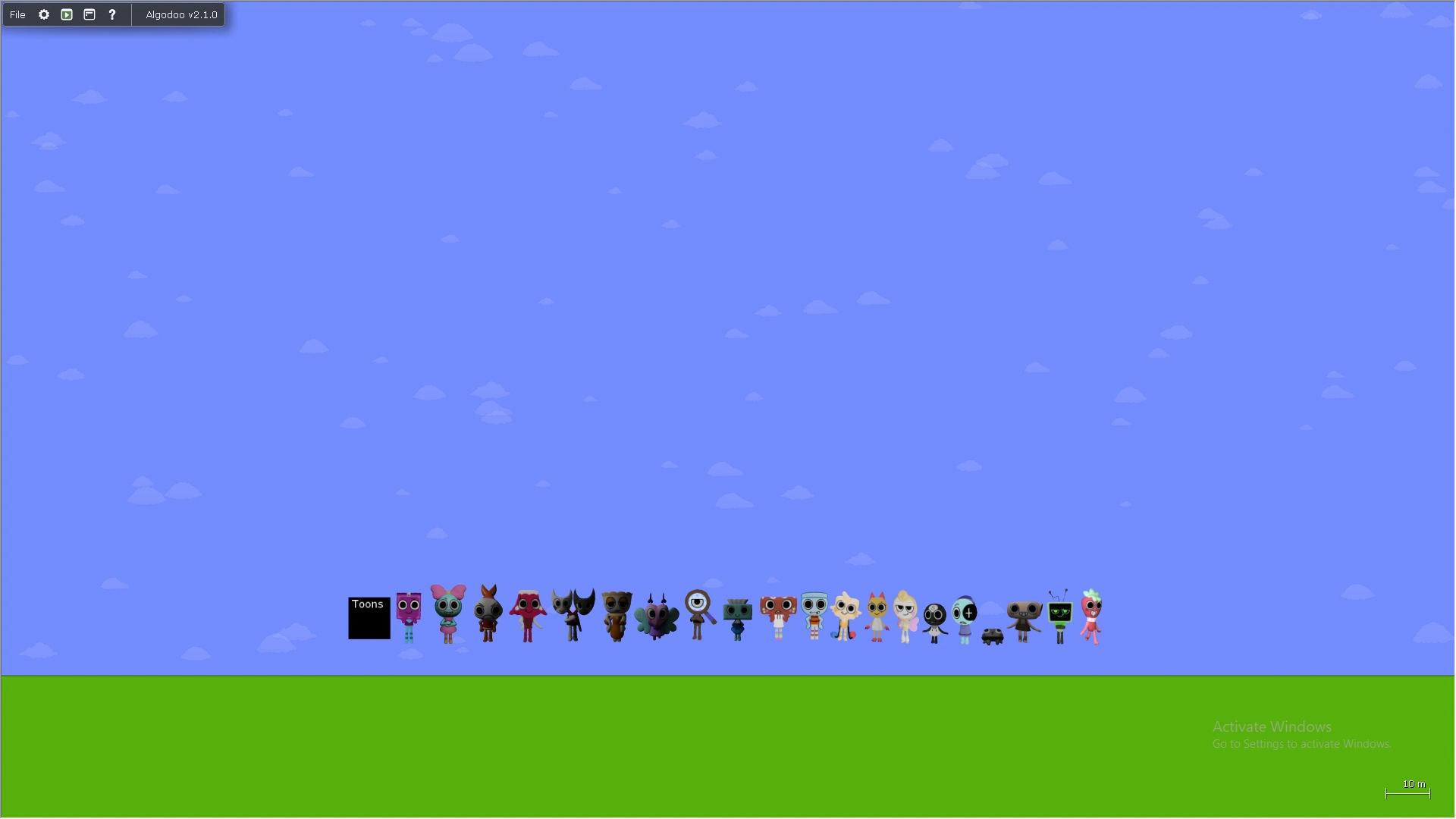 what shall i do with the toons in algodoo | Fandom