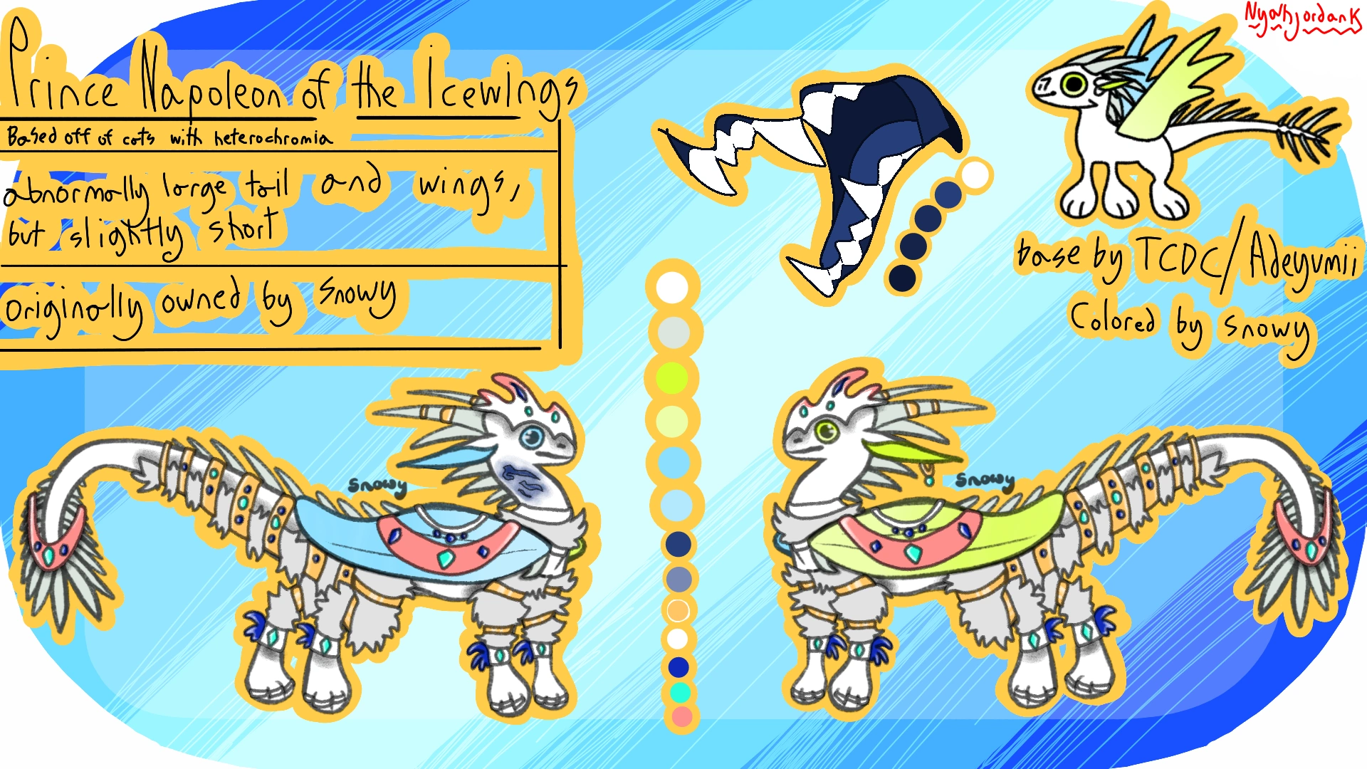 Just a bunch of designs for some icewing family i have | Fandom