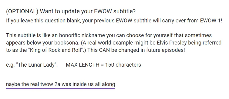 my responses for ewow 1b 🤯🥵 | Fandom