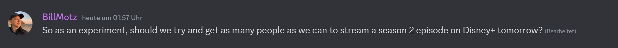 Bill Motz wants us to support the show!!! | Fandom