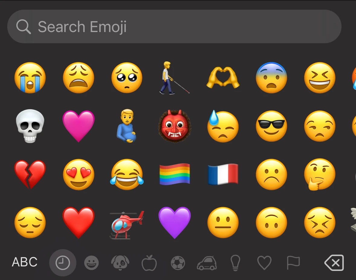 For mobile people, show me your frequently used emoji | Fandom