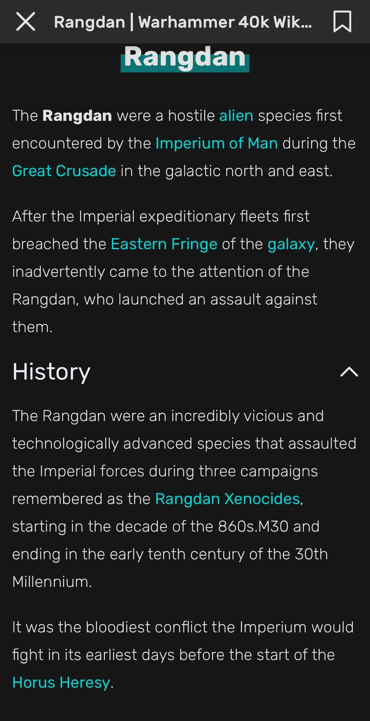 If the rangdan were able to annihilate the early imperium, I would feel ...
