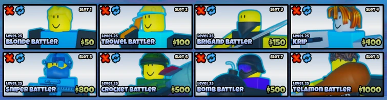 to the people that beaten the battle bricks suggesting loadouts | Fandom