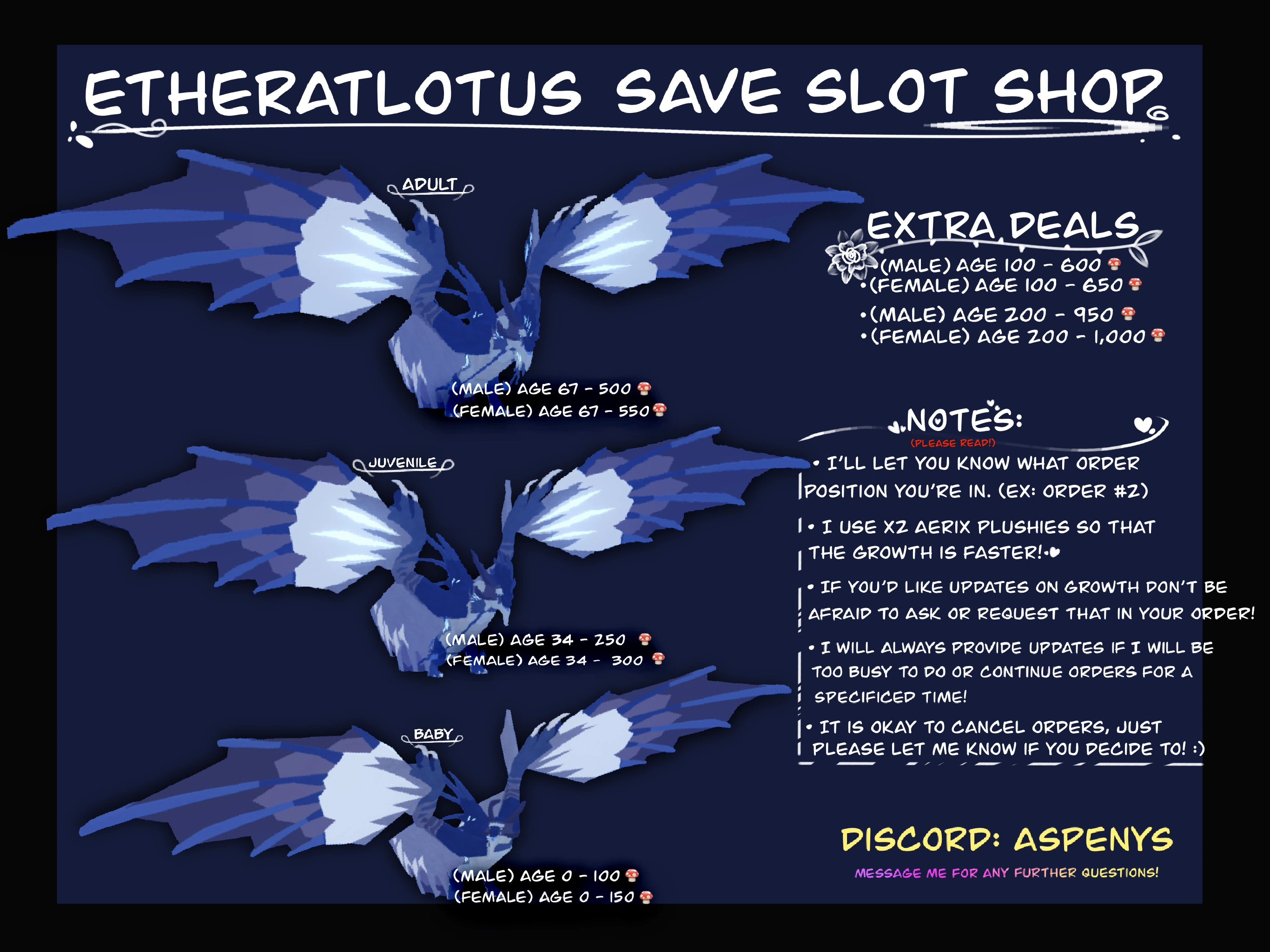 Etheralotus Save Slot Shop! | Fandom