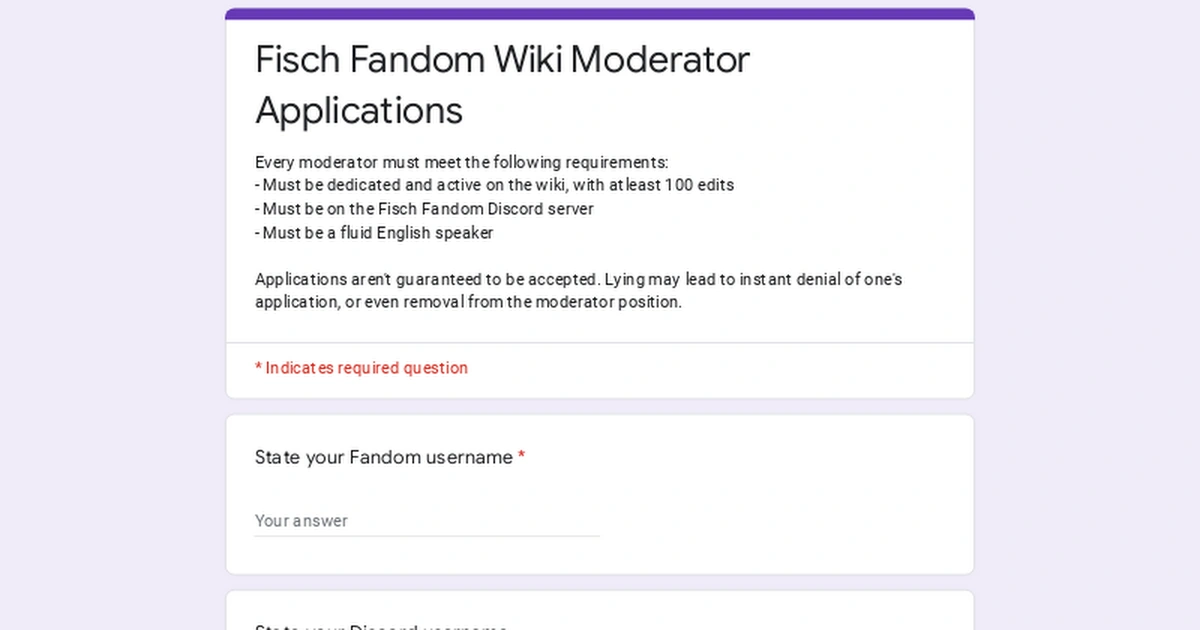 Wiki Moderator applications are open! | Fandom
