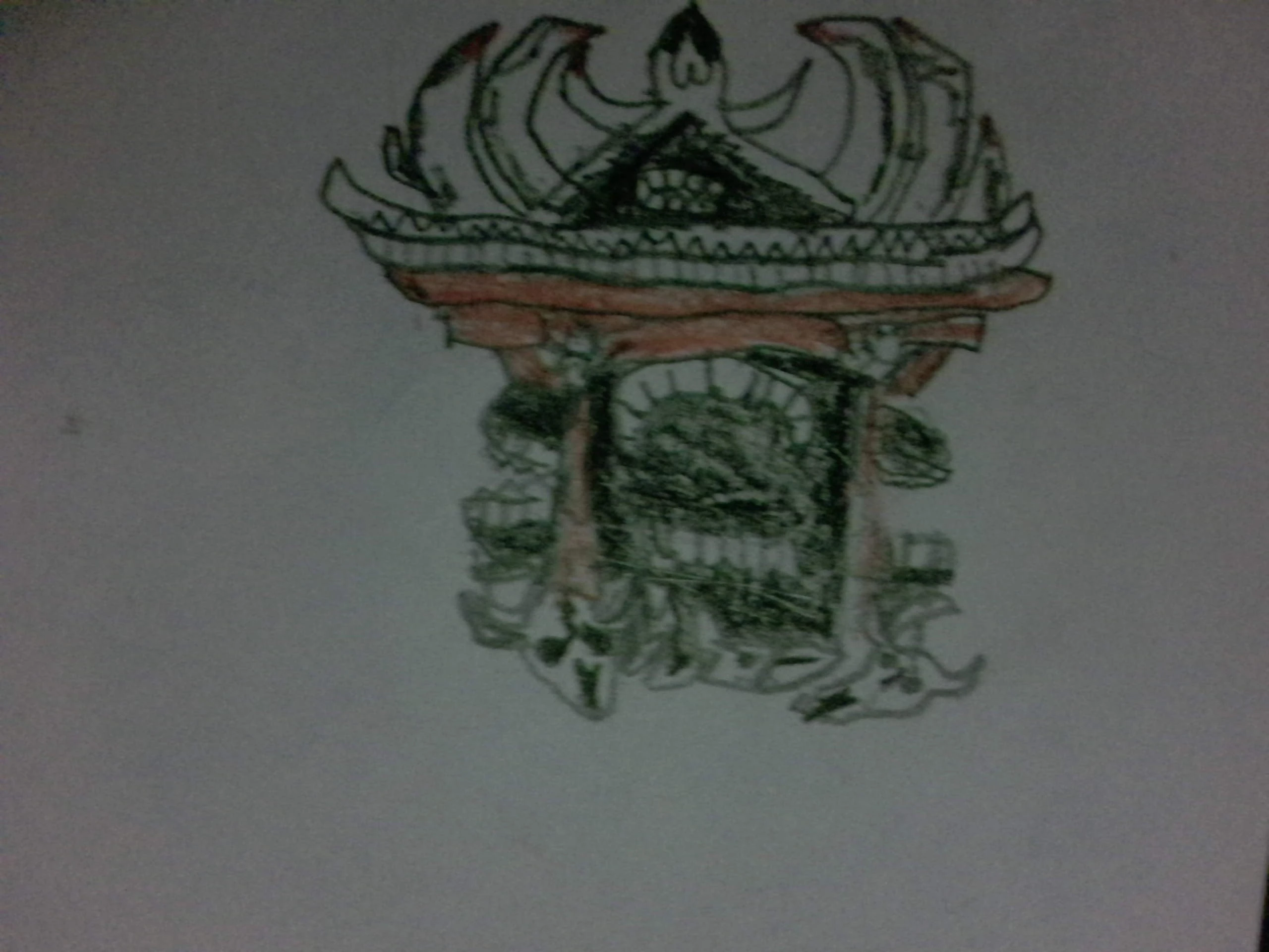 I attempted (and failed) to draw malevolent shrine | Fandom