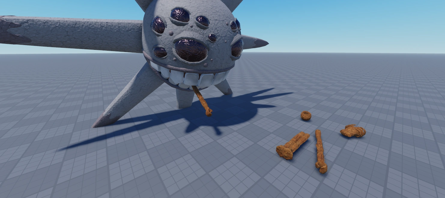 This is what Grumble did to Figure after Figure stomped on a Giggle ...