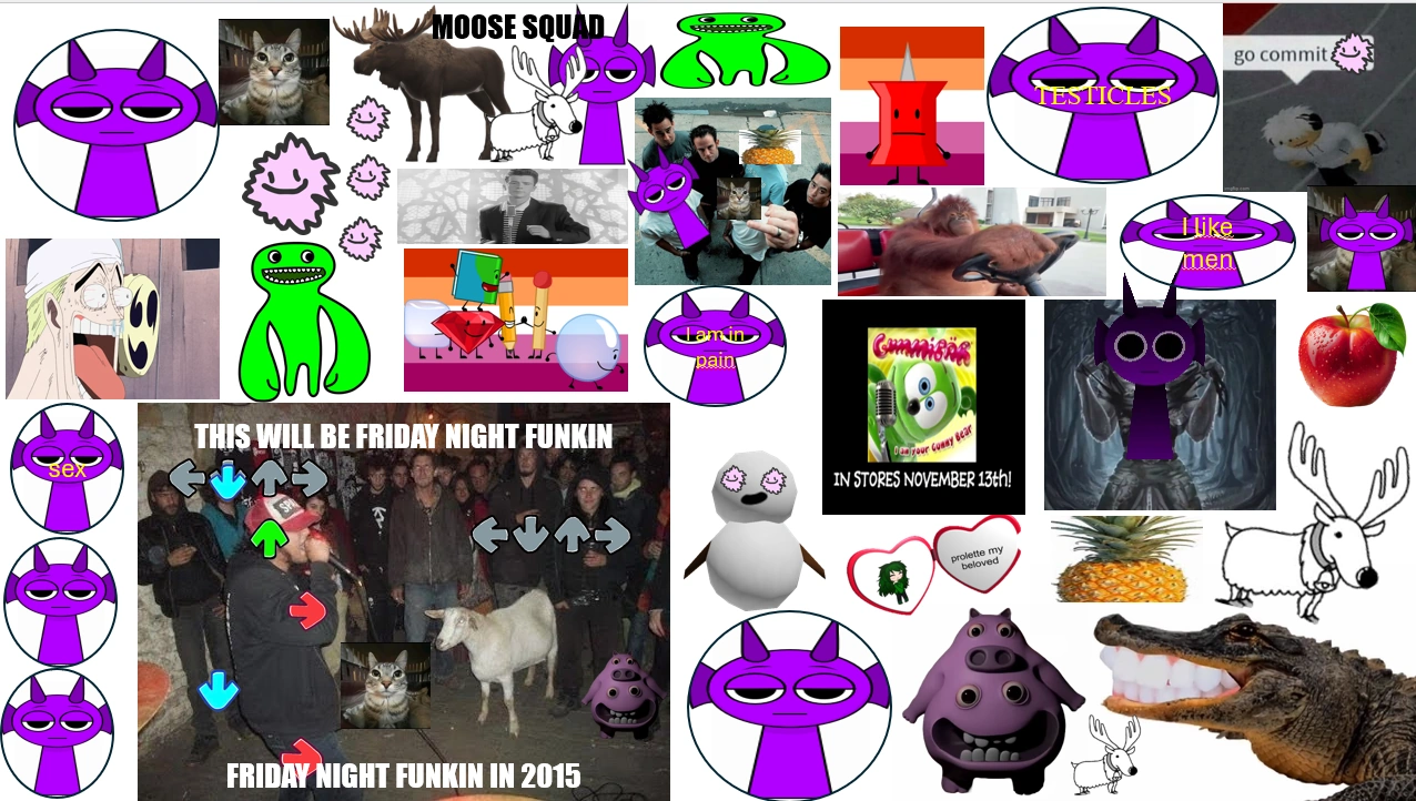 powerpoint lobotomy (ft. Durple, Jumbo Josh, Freesmart, Enel, FNF in ...