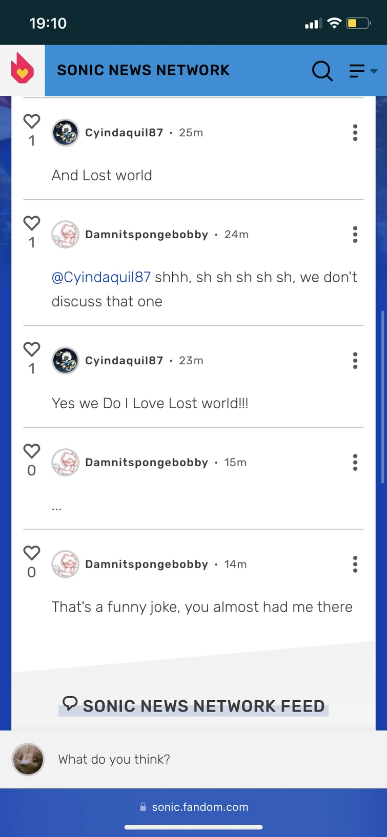 Sonic Fandom Out Of Context Fandom