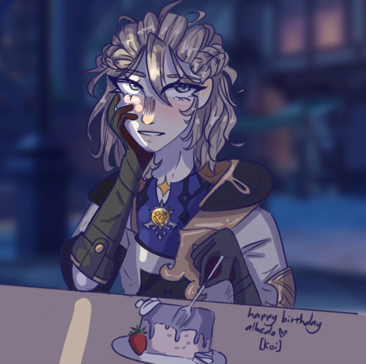 pov: you take albedo out to dessert for his birthday | Fandom
