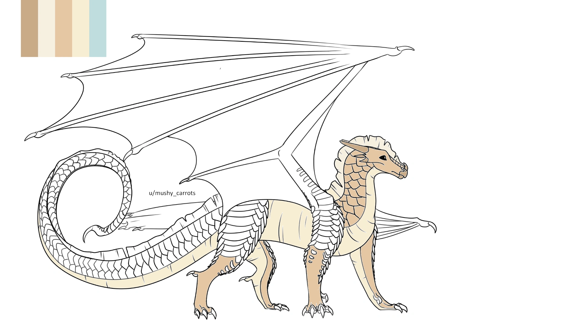 Wip of My New SandWing Oc | Fandom