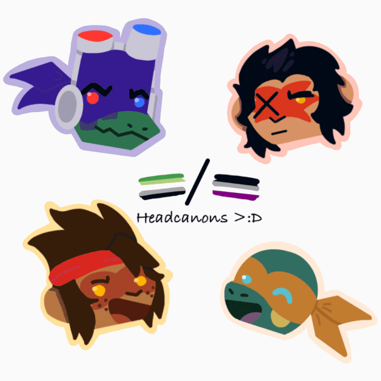 My Aro/Ace headcanons from my two favorite shows but drawn | Fandom