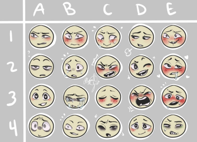 How To Draw Facial Expressions Tumblr