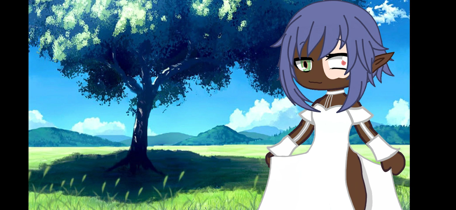 Man I drew my only non binary oc in a corset with a dress like I need ...