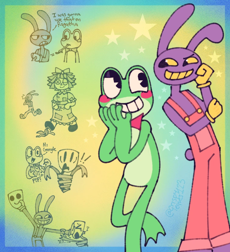 ribbit/jax fanart I've drawn recently :) | Fandom