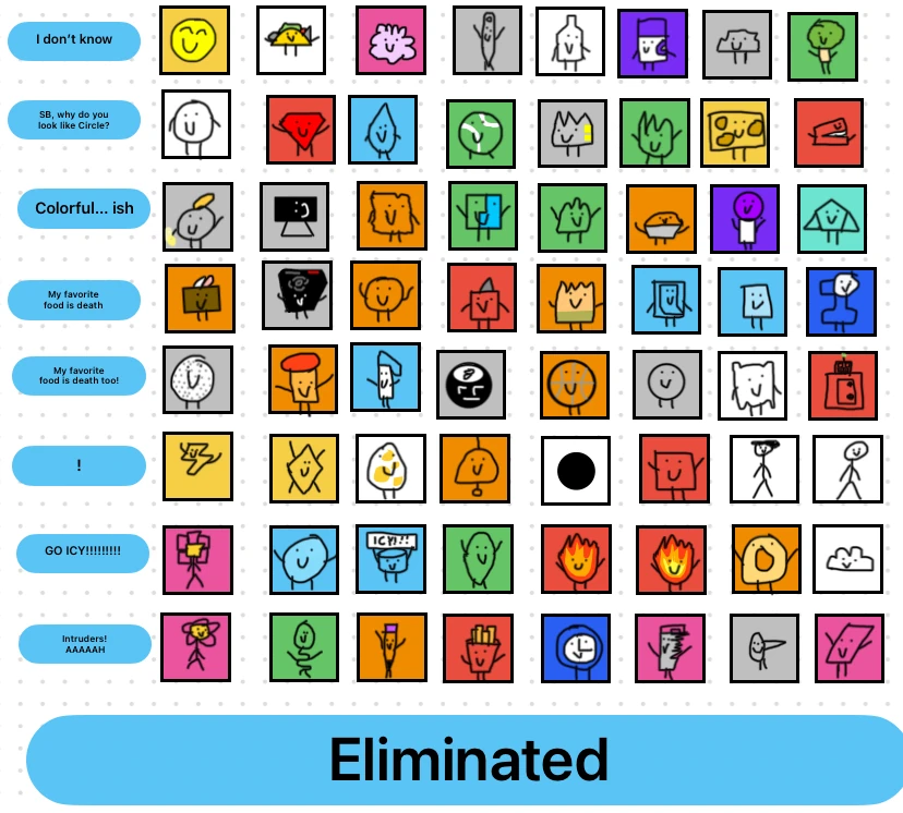 The BFB voting cards vv 1 | Fandom