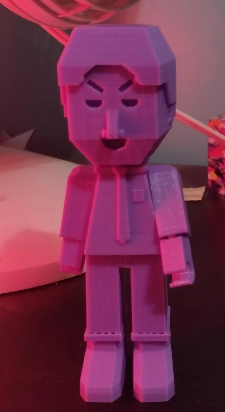 I 3D printed a little purple guy. | Fandom